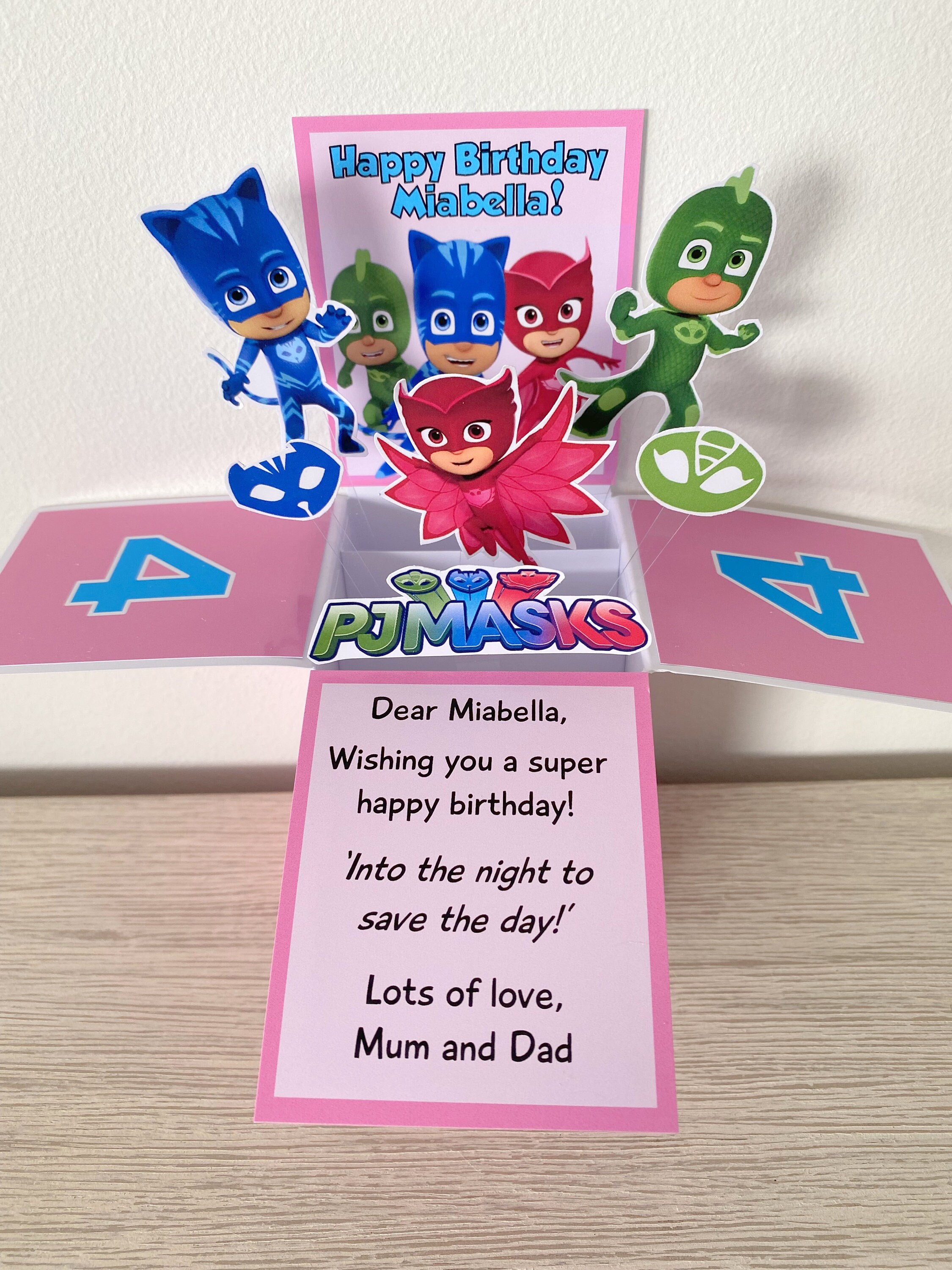PJ Masks Card-in-a-box - Etsy Australia