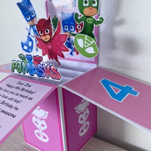 PJ Masks Card-in-a-box - Etsy Australia