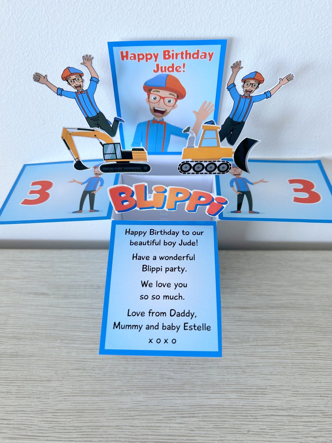 Blippi Card-in-a-box - Etsy