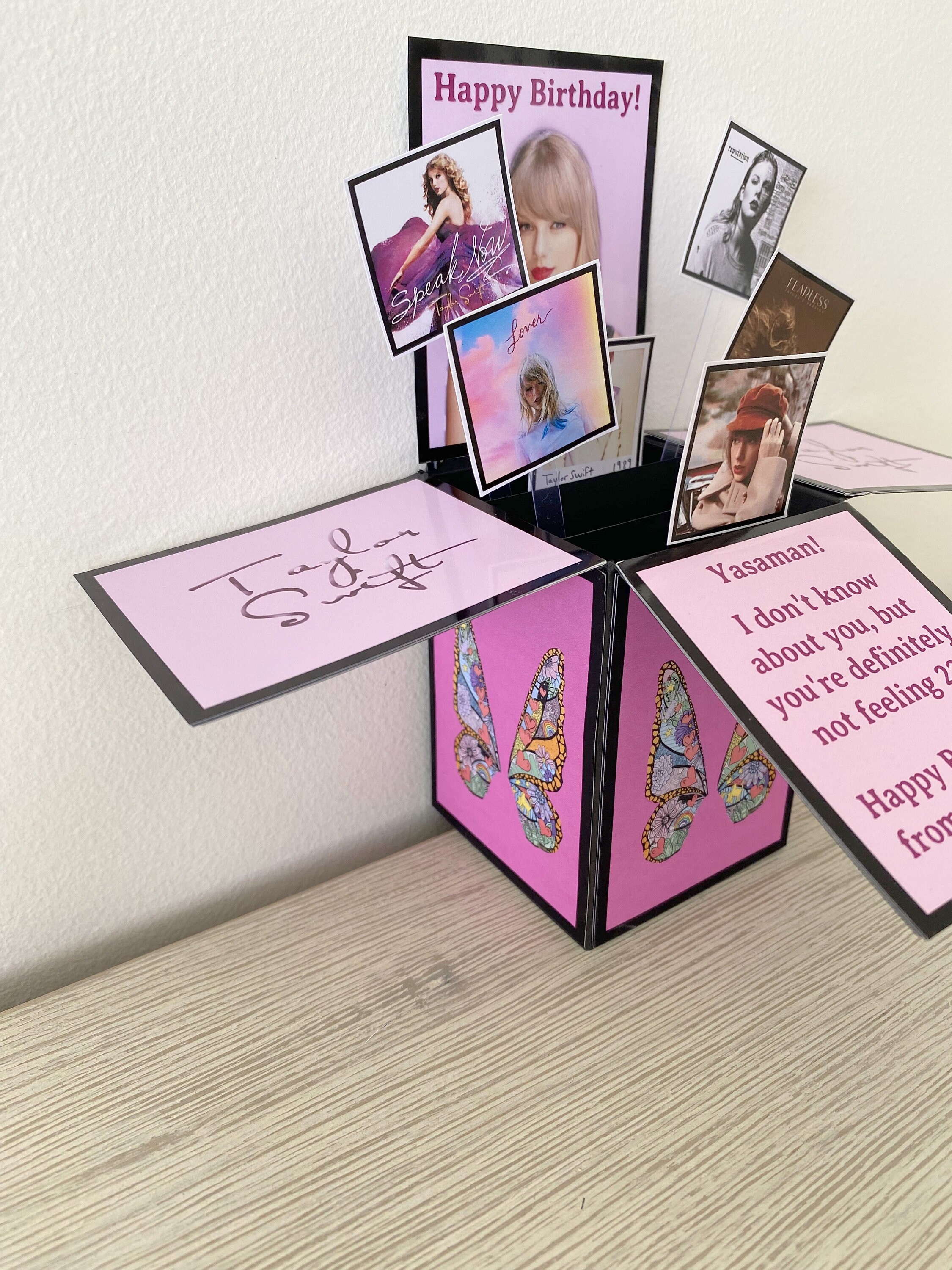 Taylor Swift Card-in-a-box - Etsy Australia