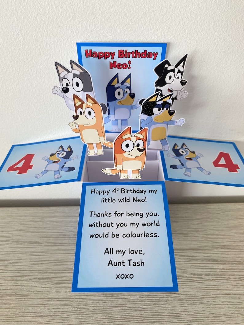 Bluey Card-in-a-box - Etsy