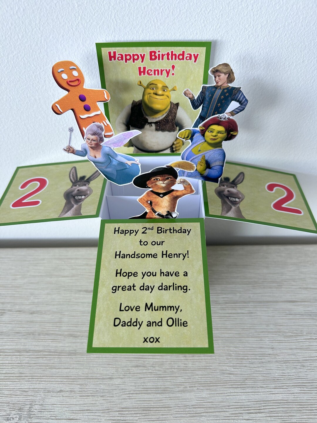 Shrek Card-in-a-box - Etsy Australia