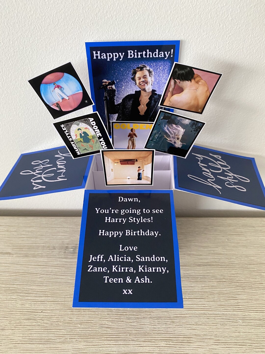 Harry Styles Card-in-a Box - Etsy Australia