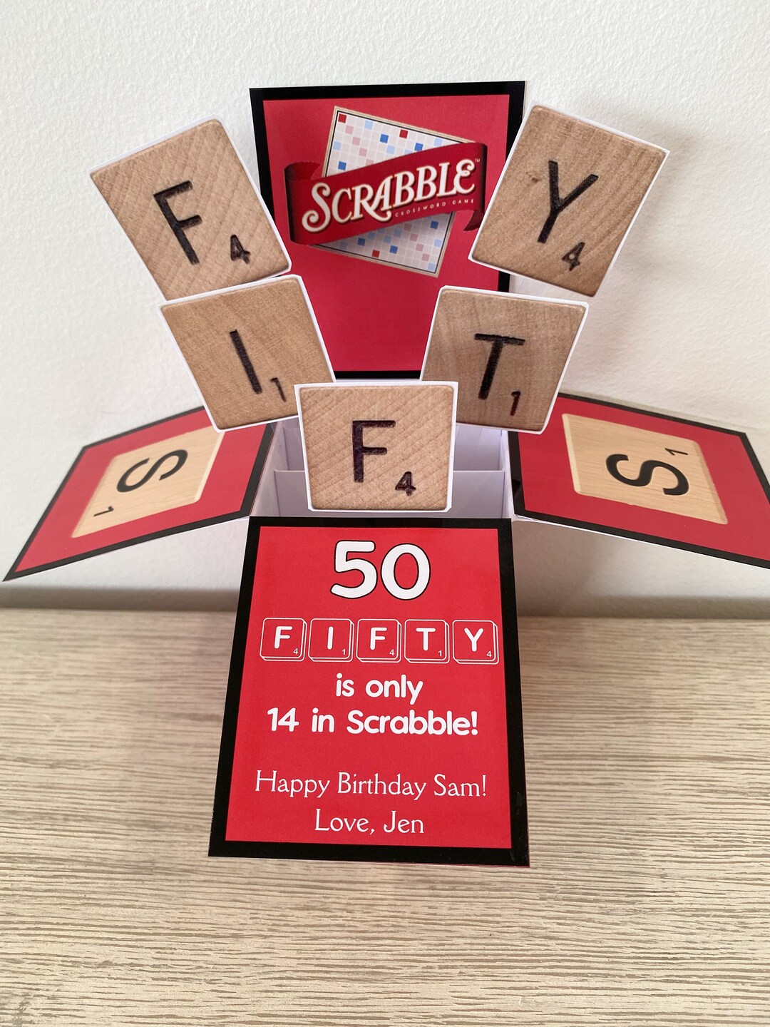 Scrabble Card-in-a-box - Etsy Australia