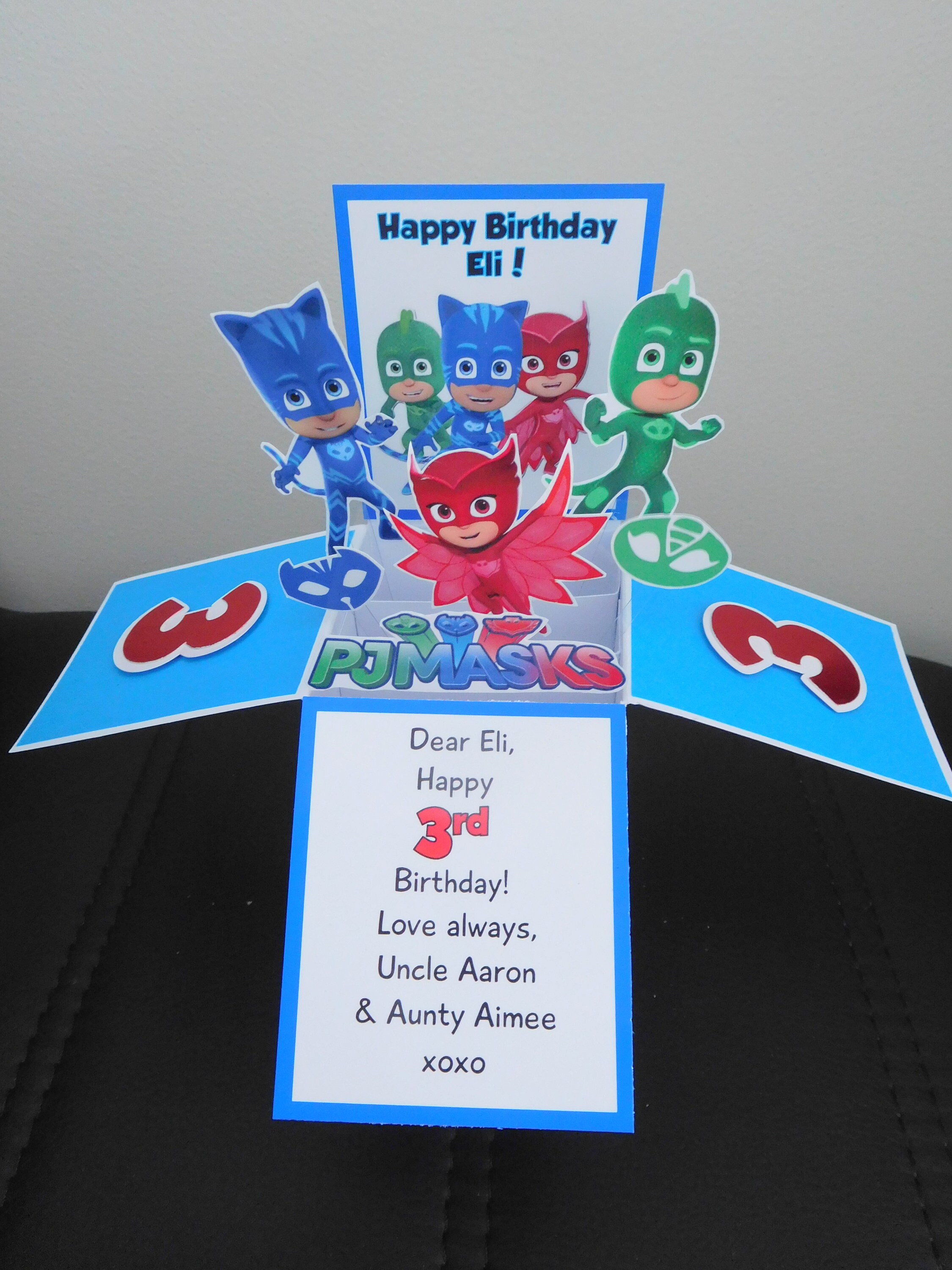 PJ Masks Card-in-a-box | Etsy Australia
