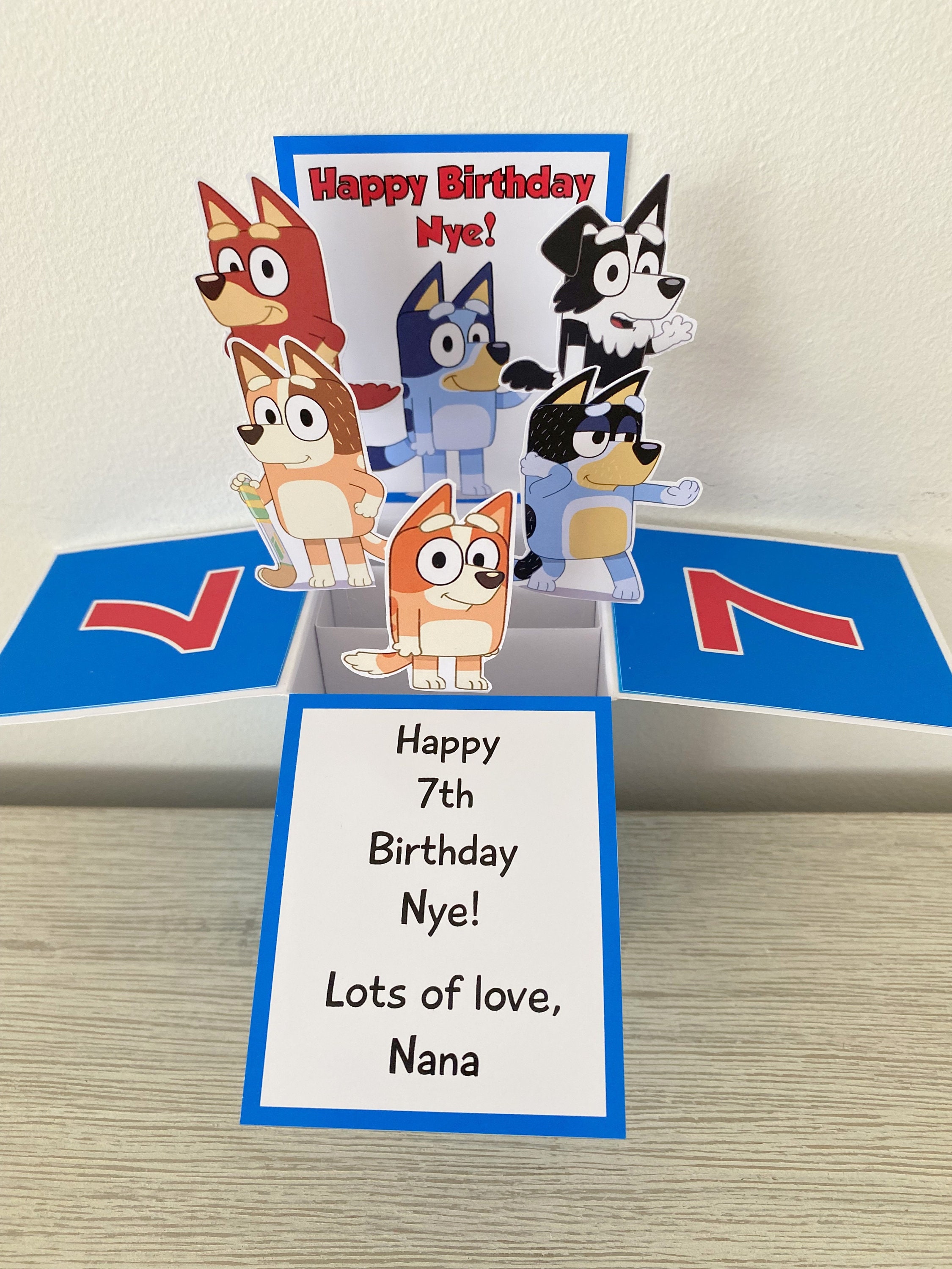 Bluey Card-in-a-box | Etsy Australia