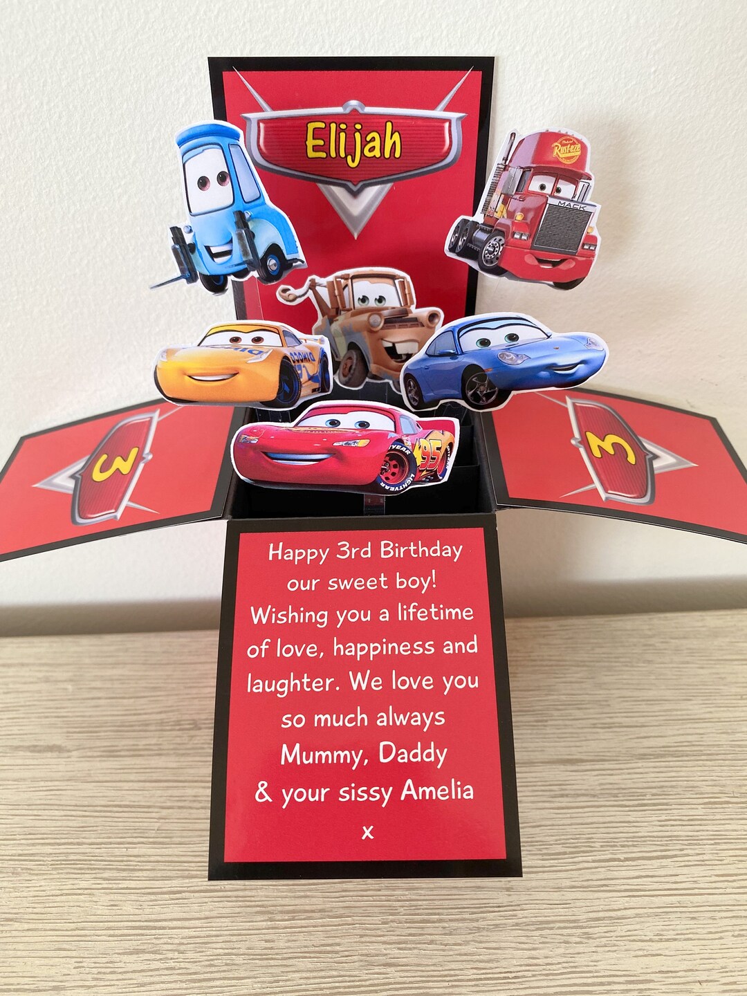 Cars Card-in-a-box - Etsy