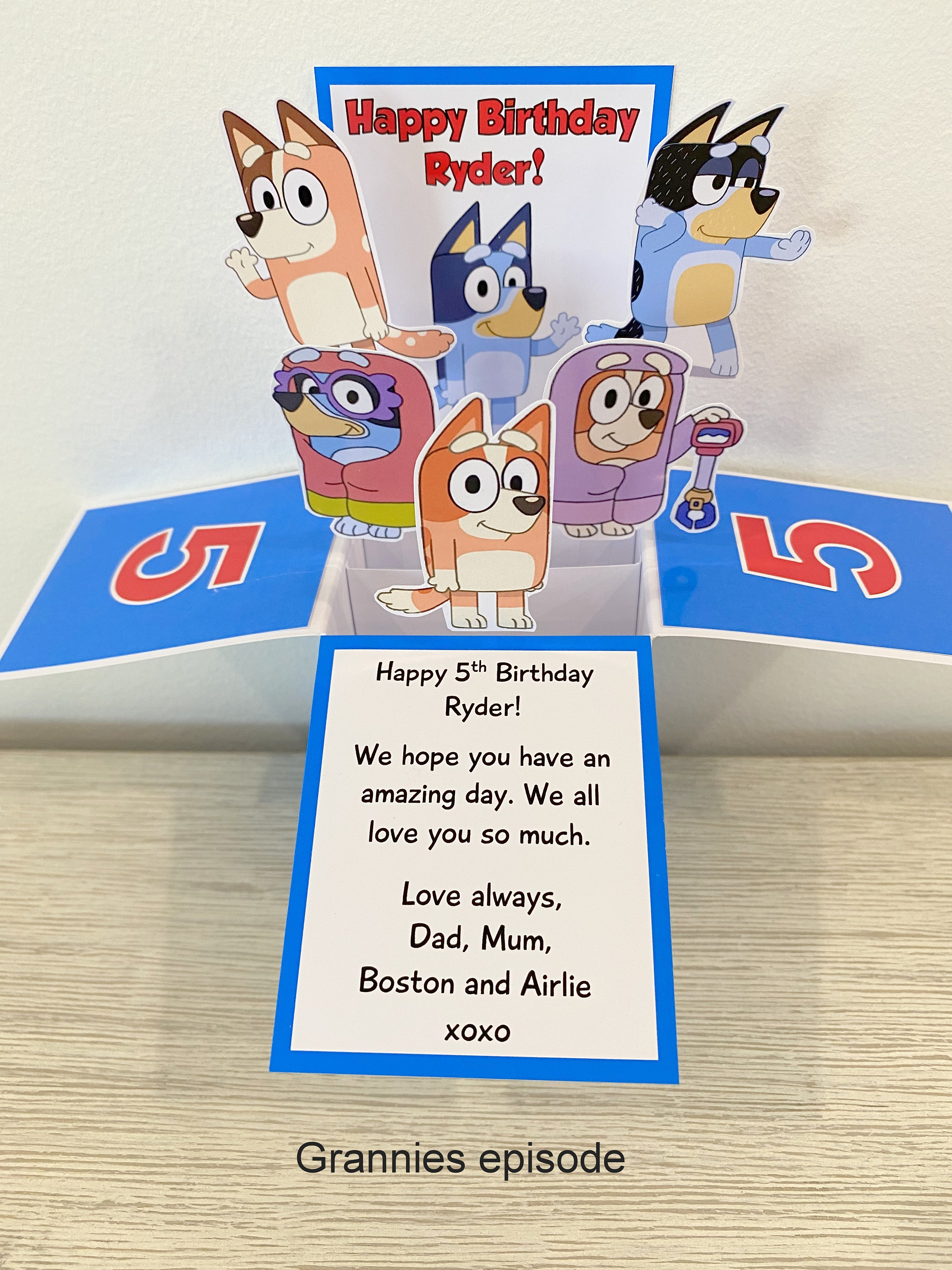 Bluey Card-in-a-box | Etsy Australia