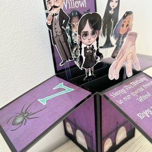 Wednesday Addams Card-in-a-box - Etsy