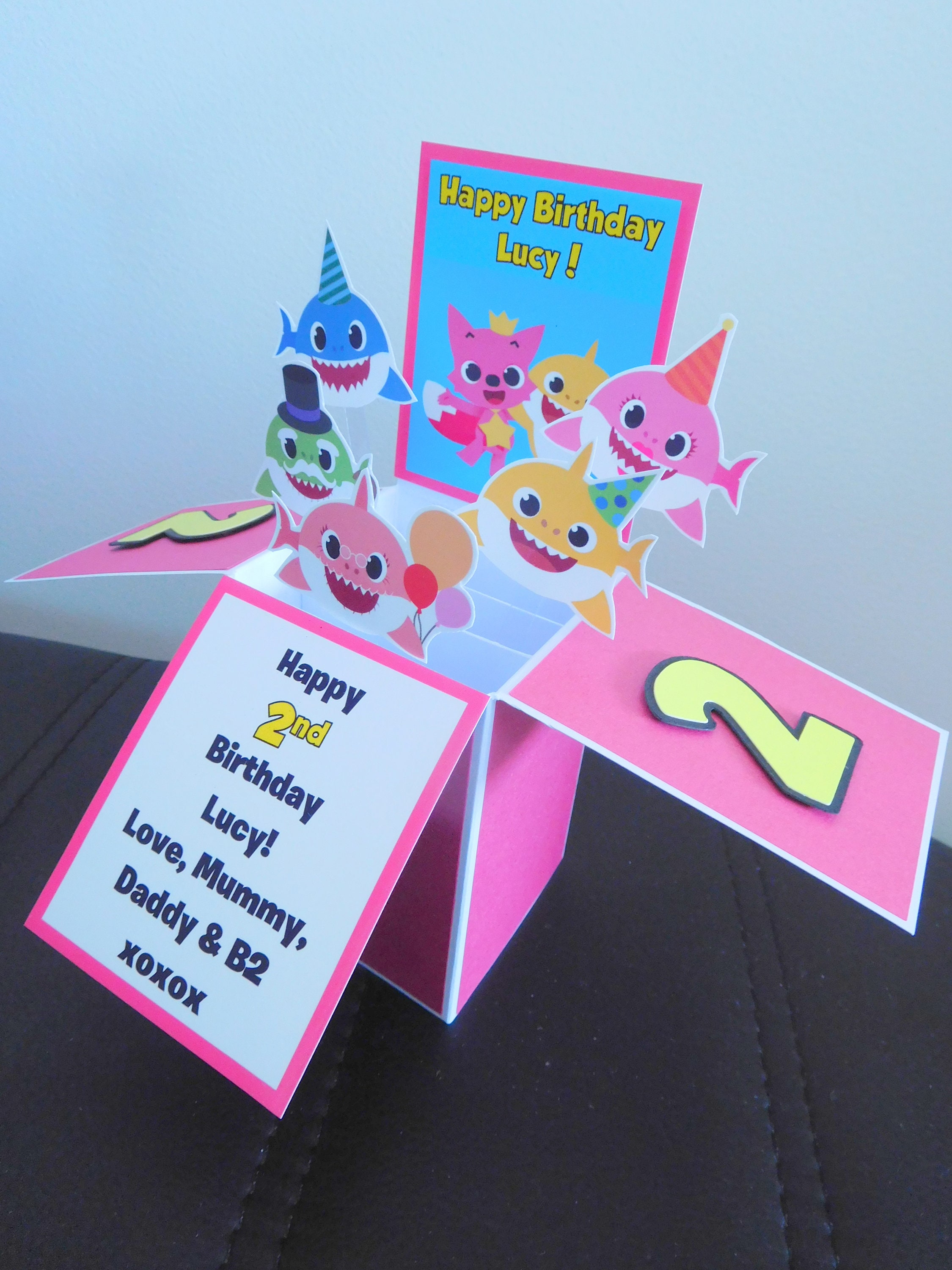 Baby Shark Card-in-a-Box | Etsy