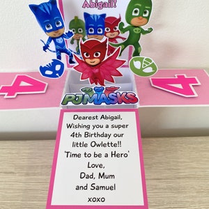 PJ Masks Card-in-a-box | Etsy Australia