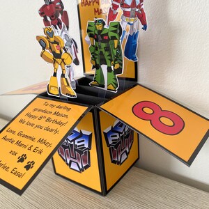 Transformers Card-in-a-box - Etsy