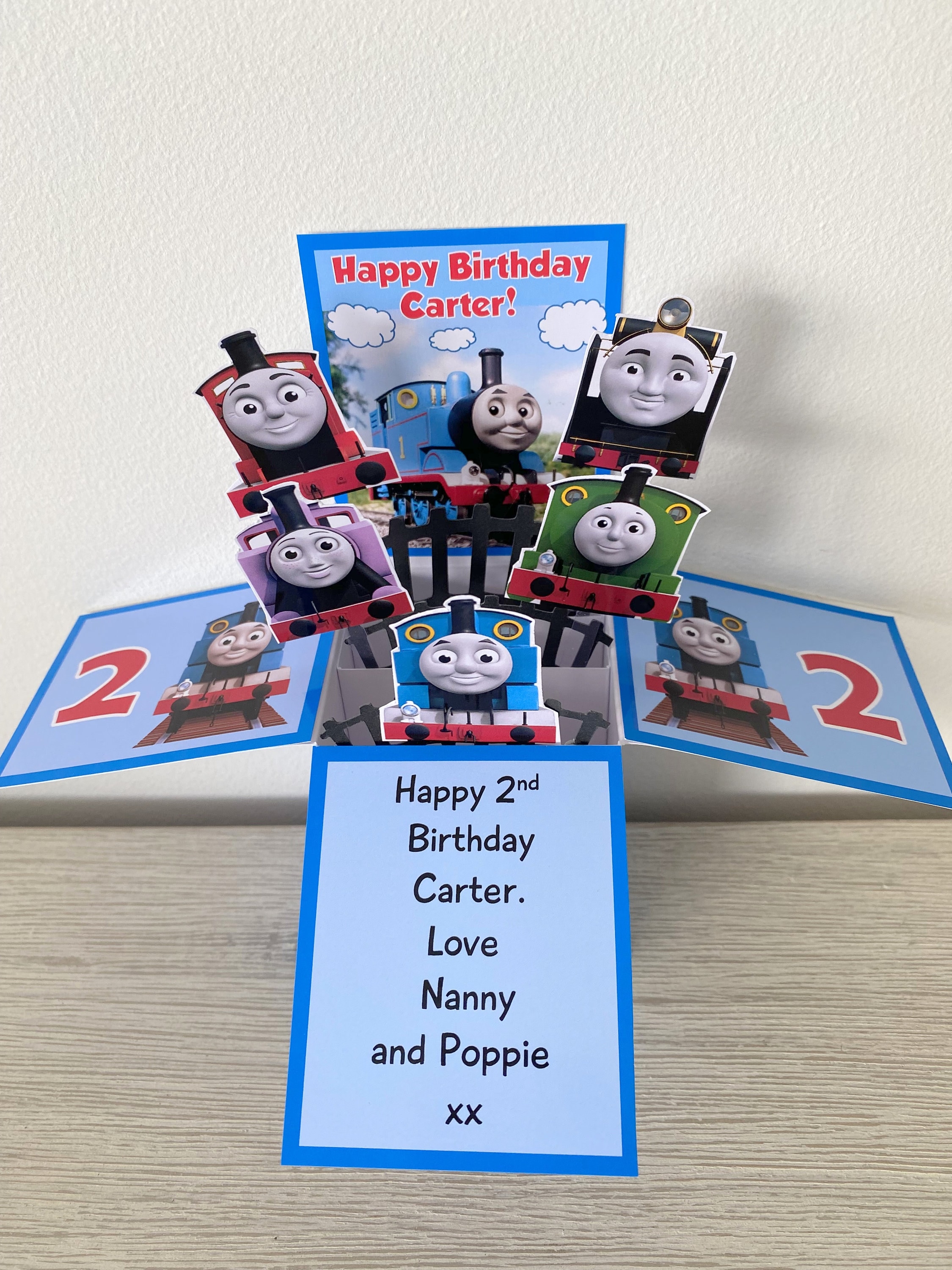 Thomas the Tank Engine Card-in-a-box - Etsy Australia