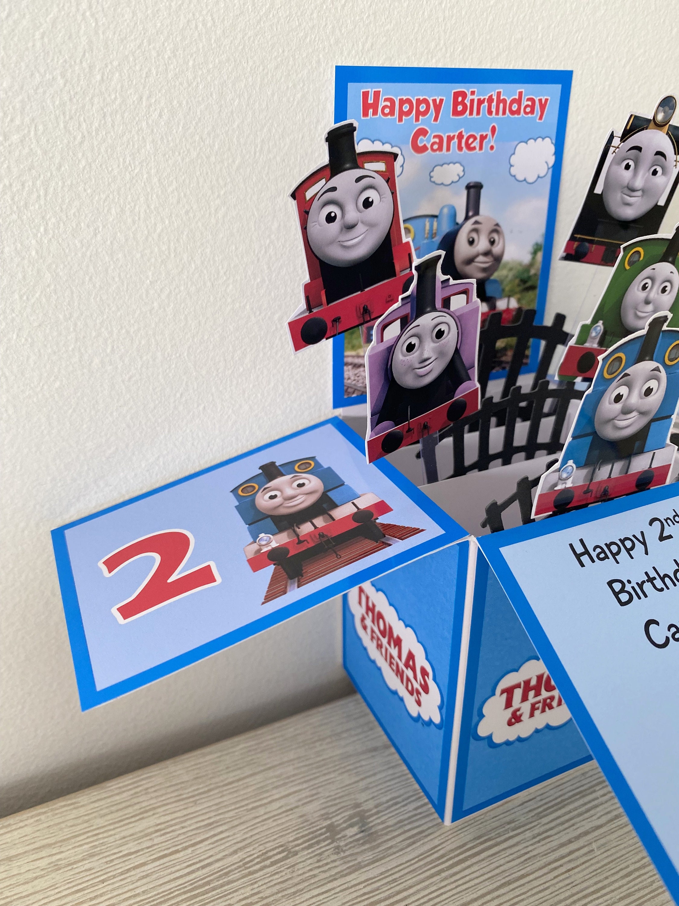 Thomas the Tank Engine Card-in-a-box - Etsy Australia