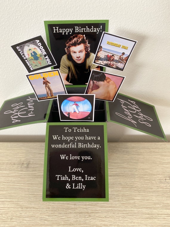 Harry Styles Card-in-a Box | Etsy