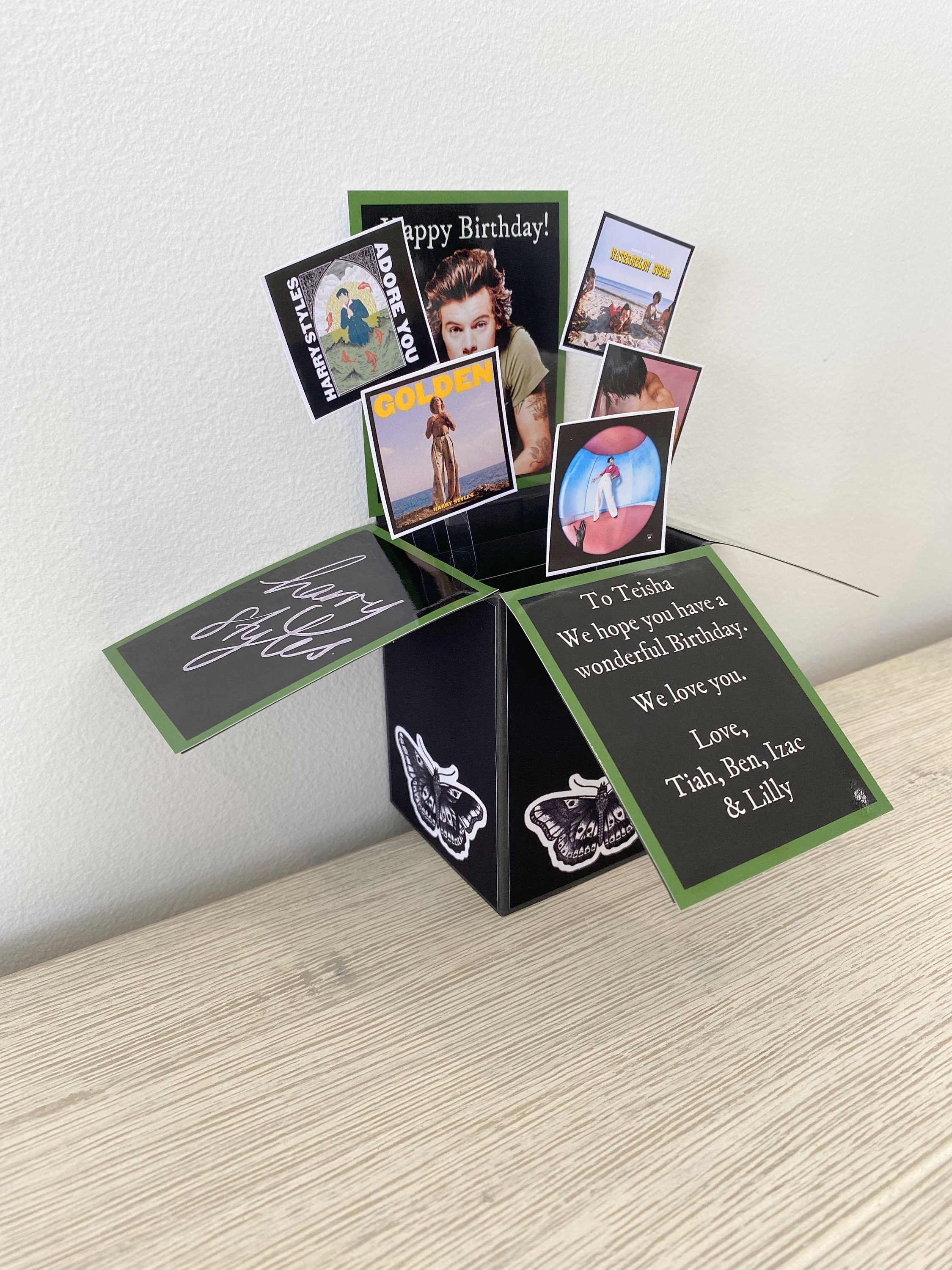 Harry Styles Card-in-a Box | Etsy