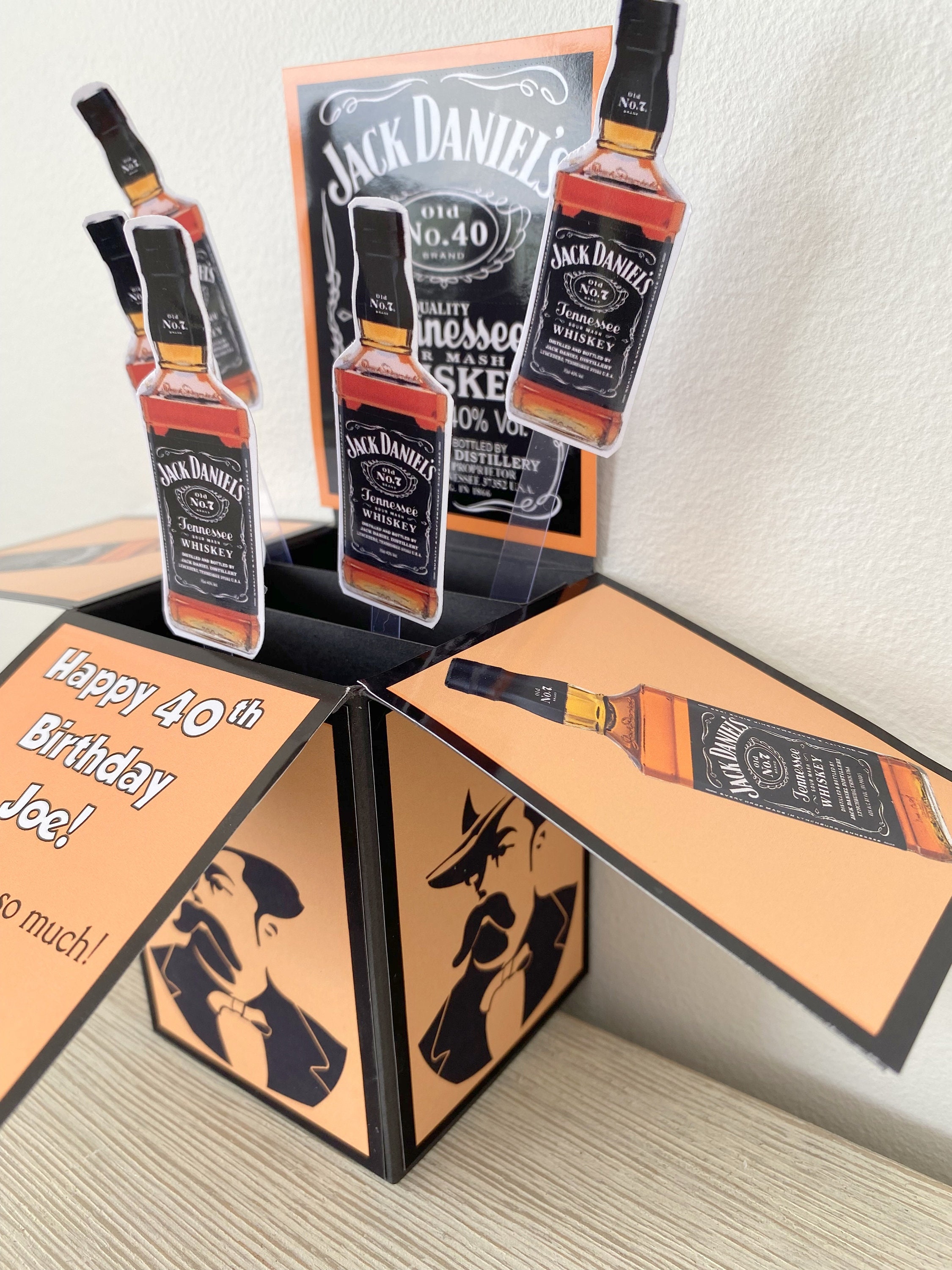 Jack Daniels Card-in-a-box - Etsy Australia