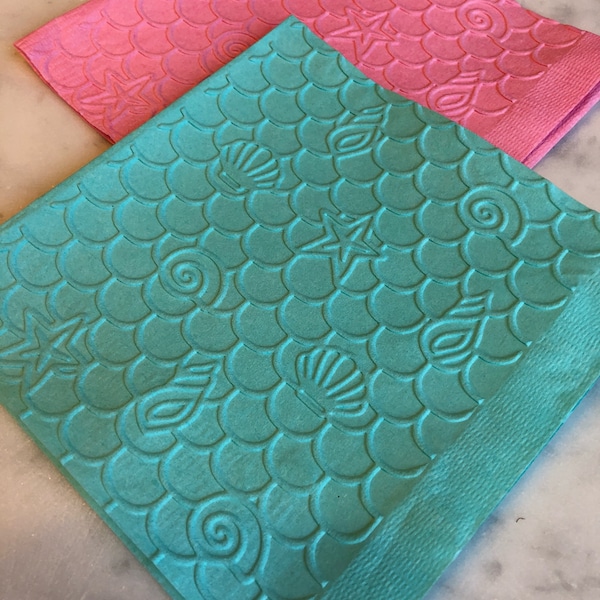 Mermaid Napkins - Etsy
