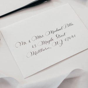 Custom Calligraphy Envelope Addressing | Bella Vista Style | Hand ...