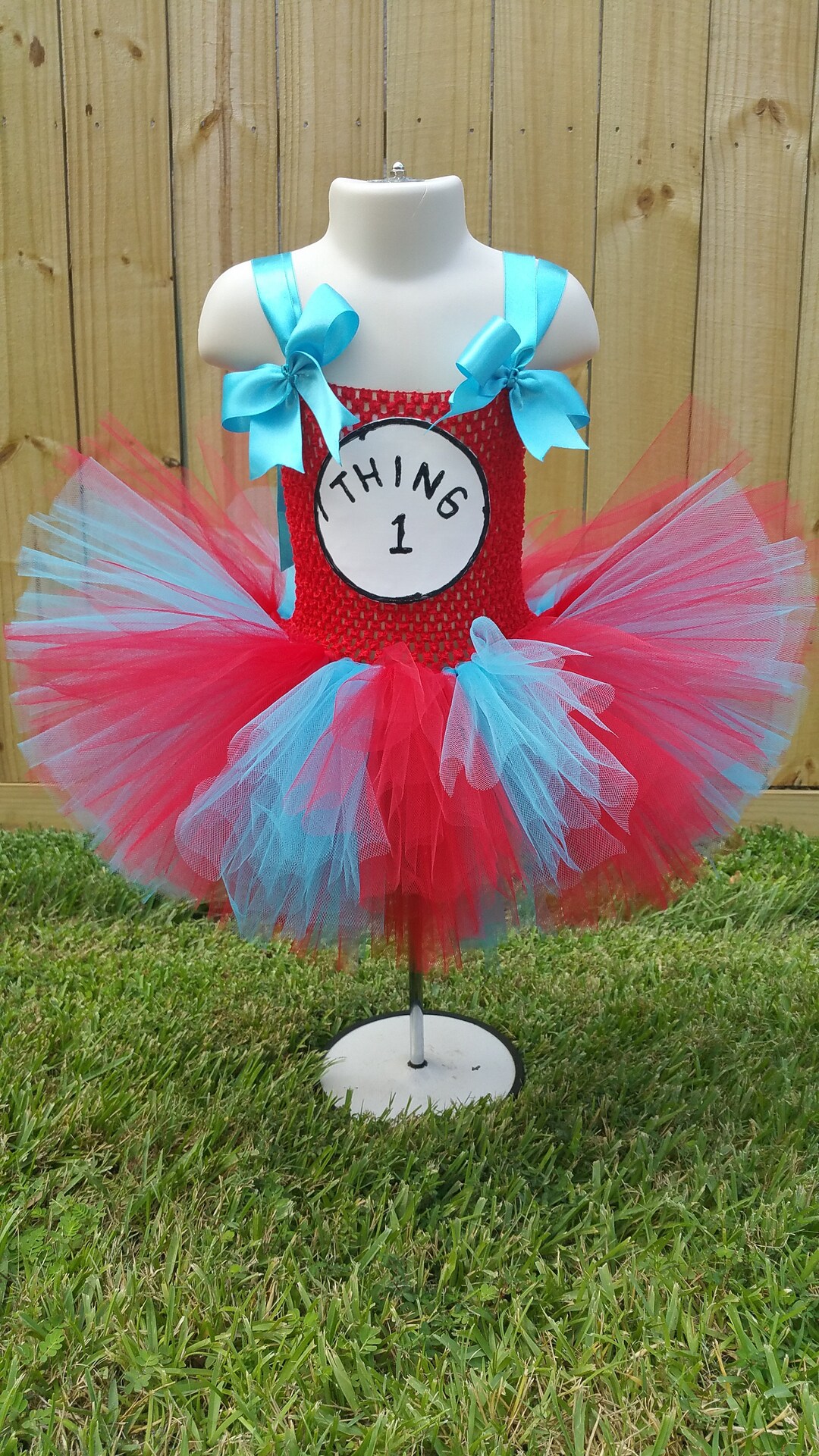 Thing 1- Cat in the Hat Inspired Tutu (newborn-size 14) - Etsy