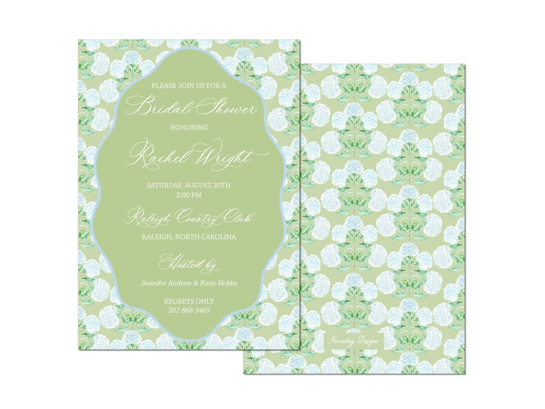 Birthday Invitation, Bridal Shower Invitation, Baby Shower Invitation ...