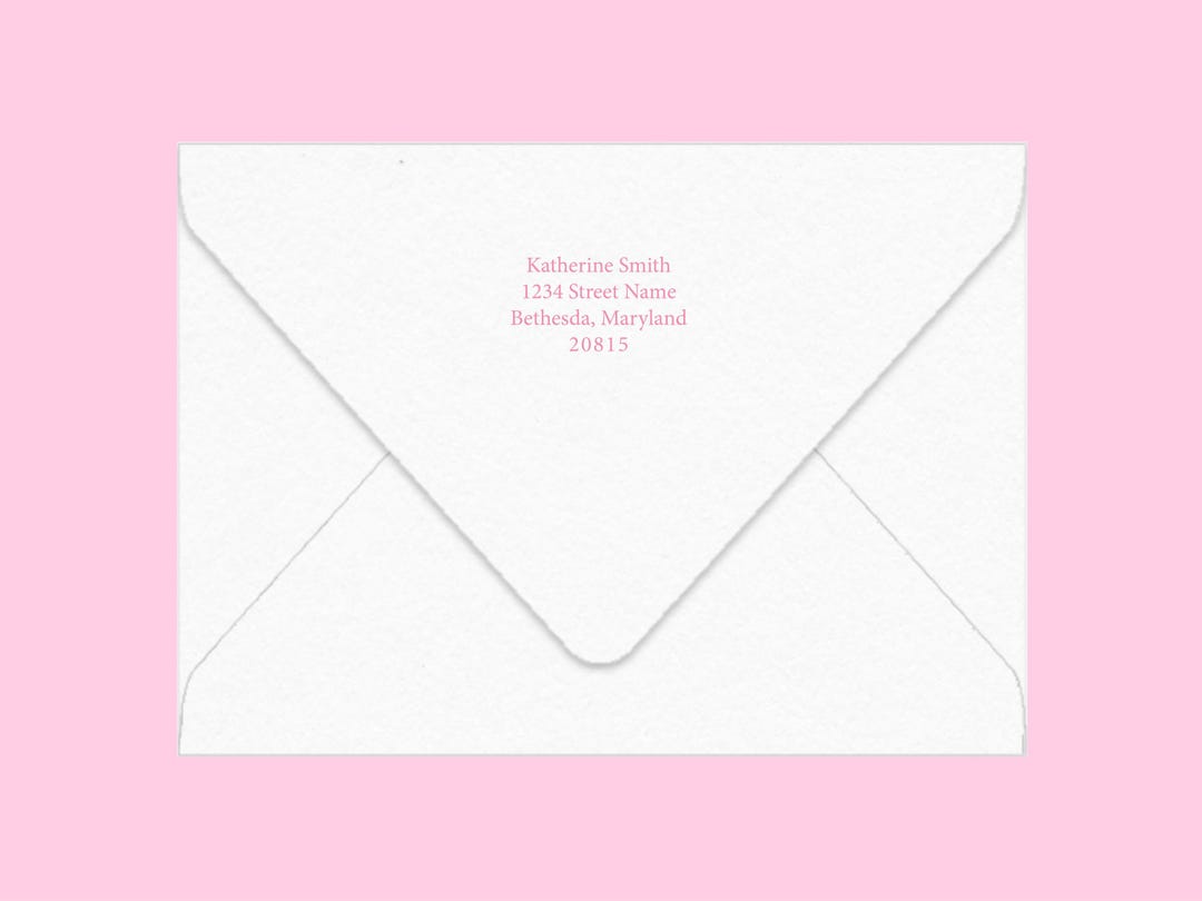 Custom A6 Envelopes With Return Address - Etsy