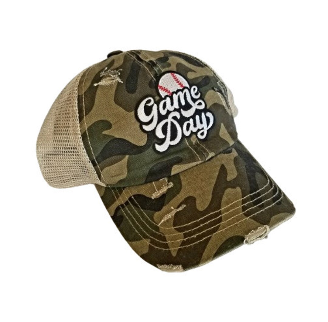 Game Day Baseball Hat Patch - Game Day Softball Hat Patch - Make Your ...