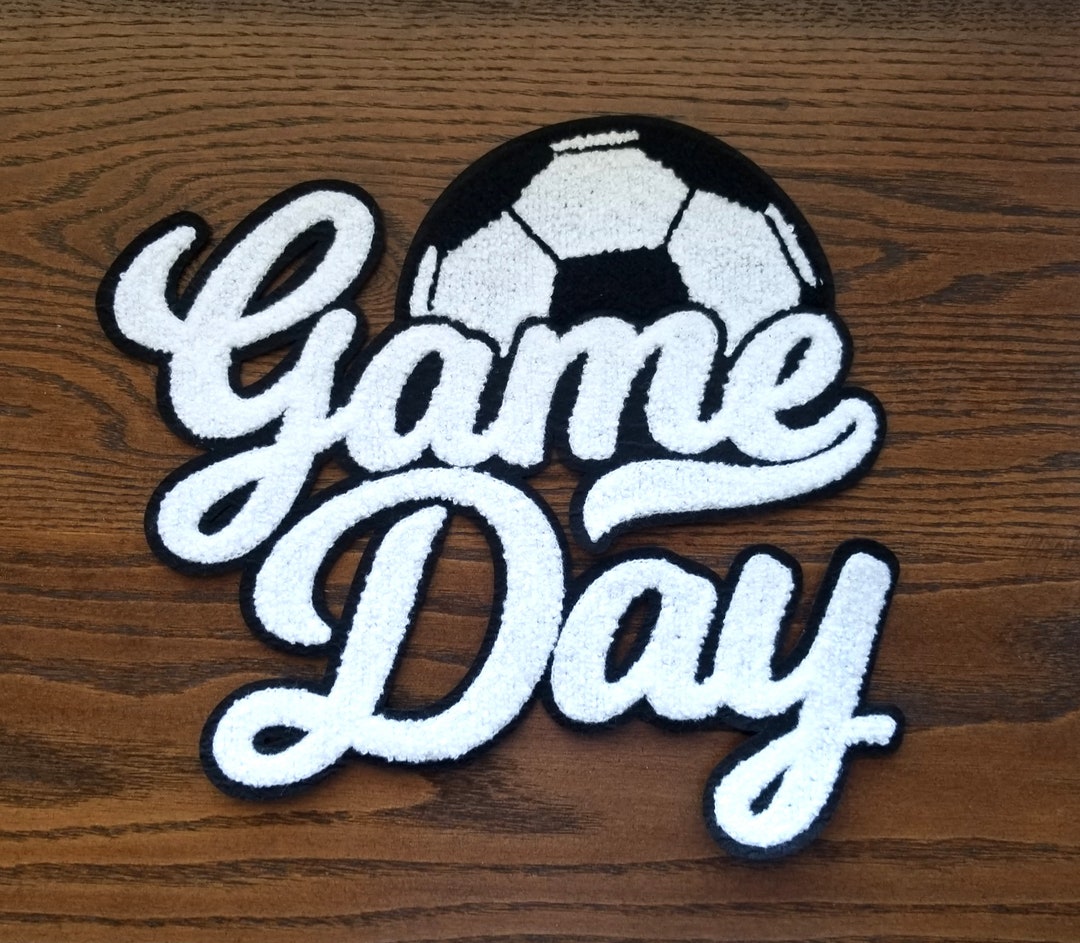 Game Day Soccer Patch Iron on Soccer Patch Make Your Own Shirt Soccer ...