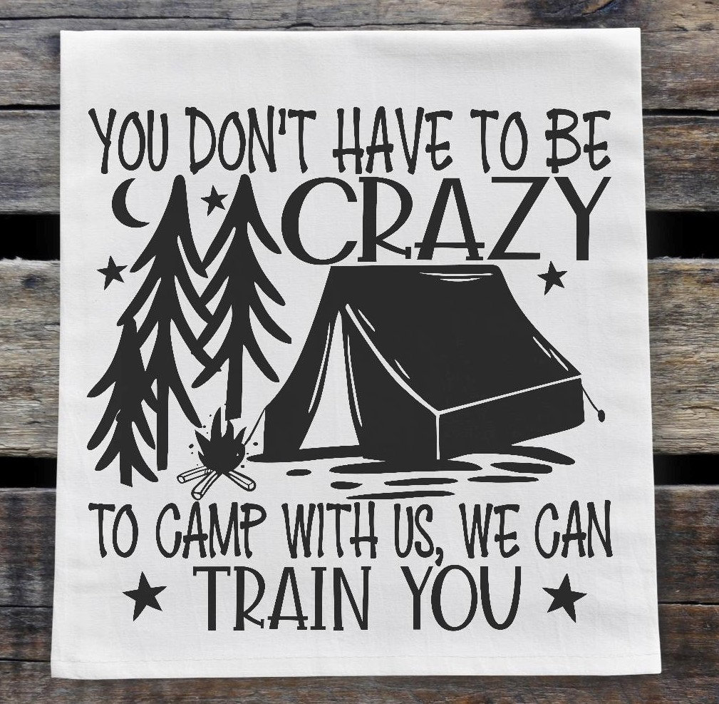 Camping Theme Screen Print Transfer Plastisol Transfer - Etsy