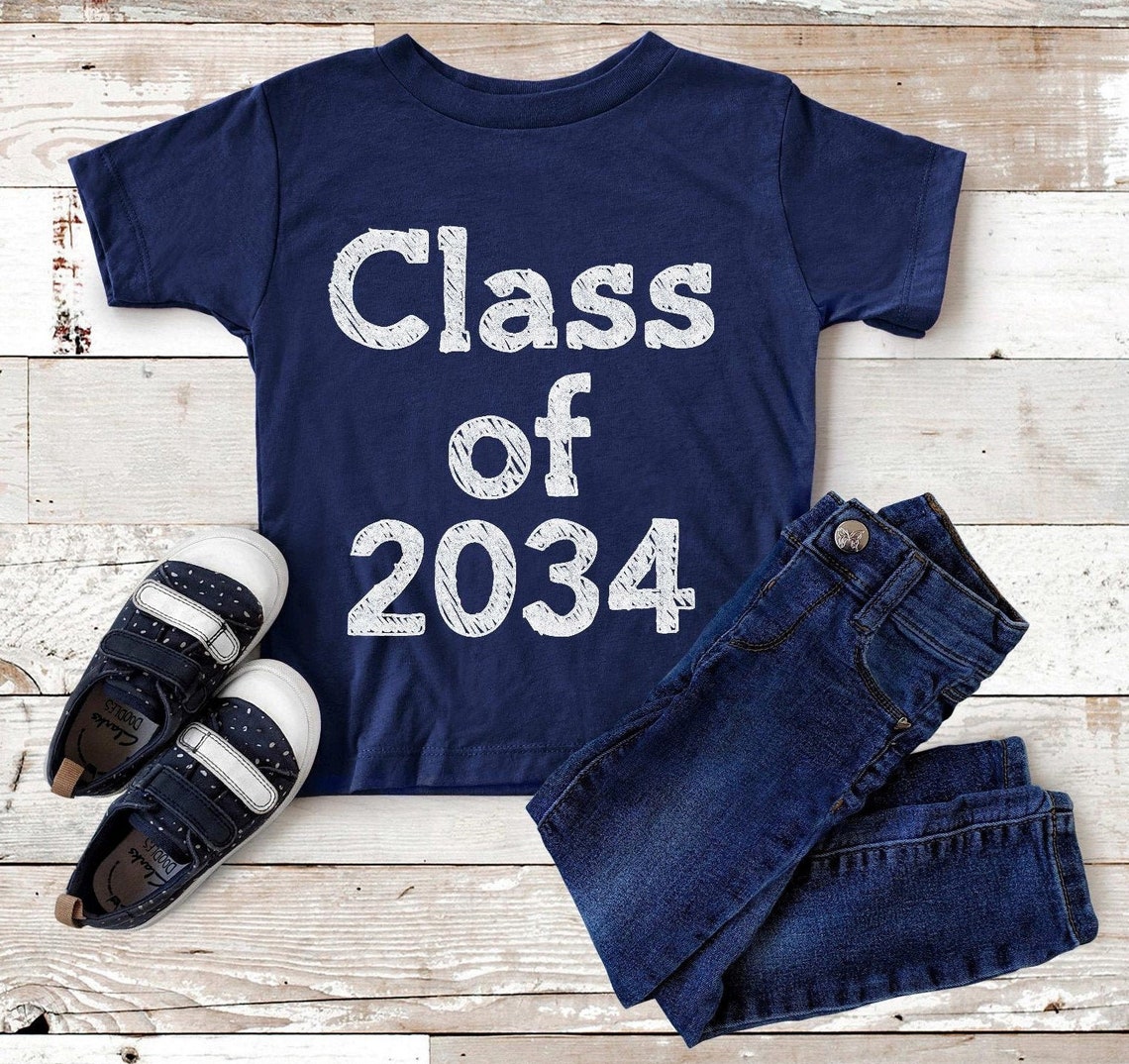 Class of 2034 Back to School Screen Print Transfer Plastisol | Etsy