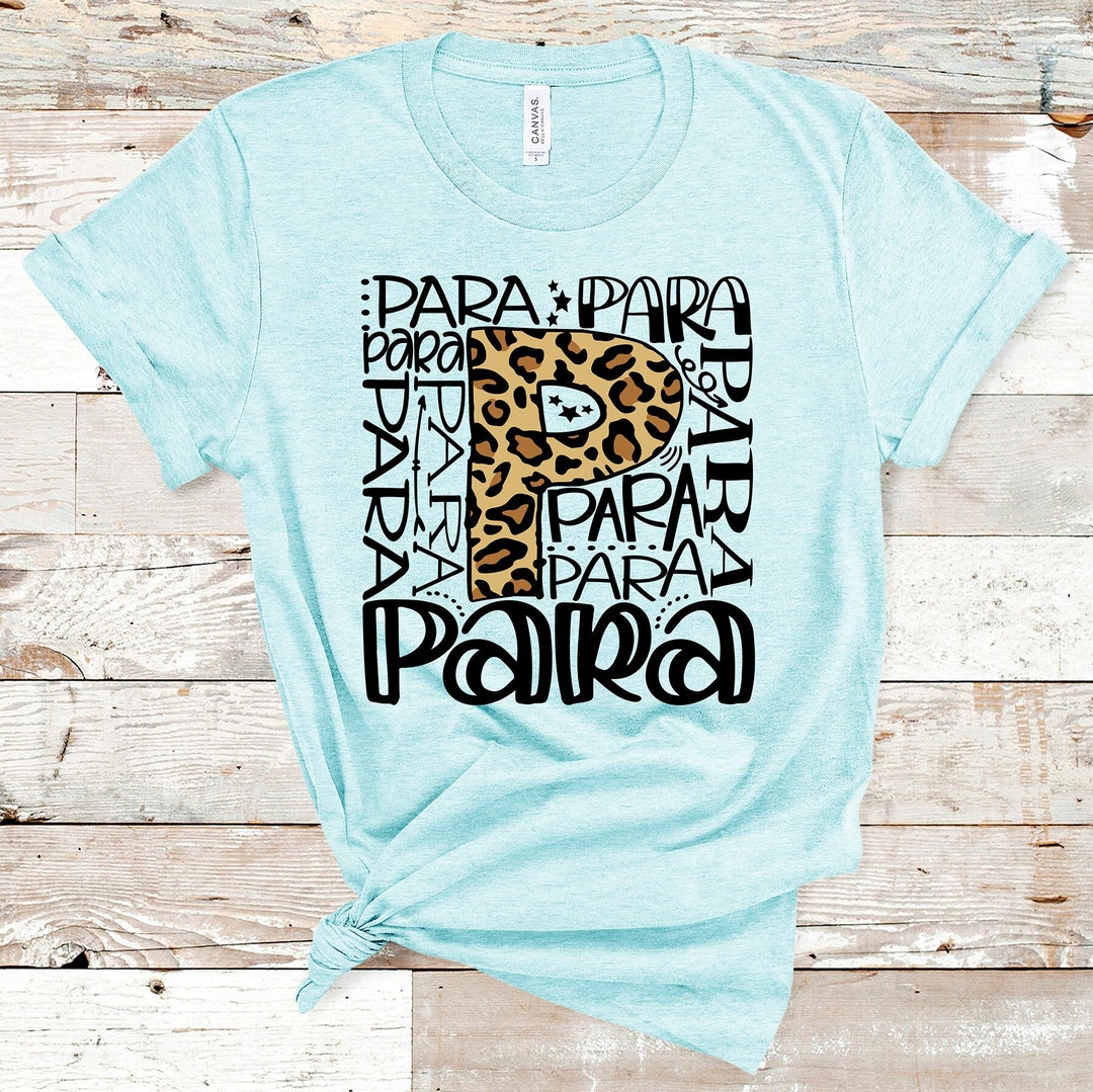 Para Leopard Typography Word Art Transfer - Direct to Film Transfers ...