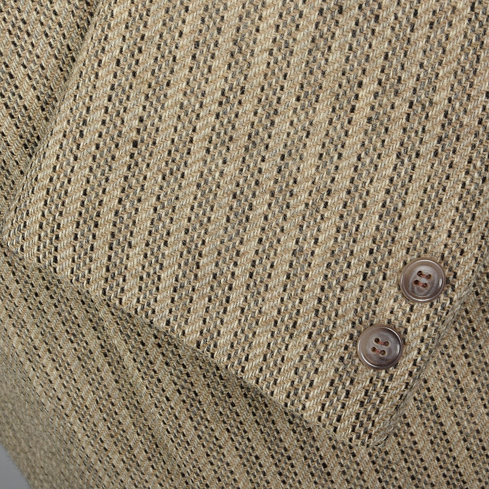 XL 44L 1950s Mens Tan Tweed Striped Sportcoat Single Vent Medium Lapels ...