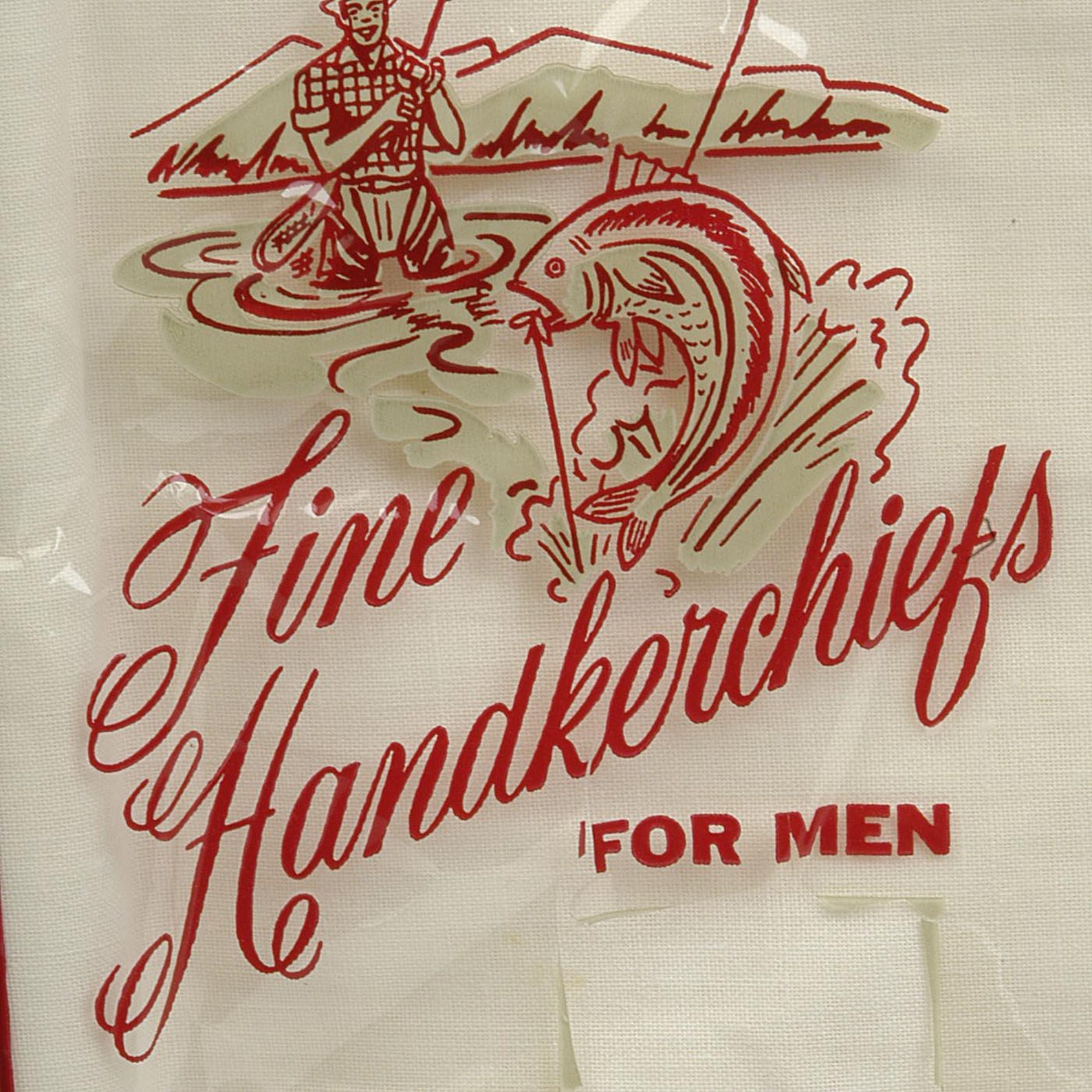 1950s Deadstock Mens Handkerchiefs 16 Pieces Cotton Feel White Thin ...