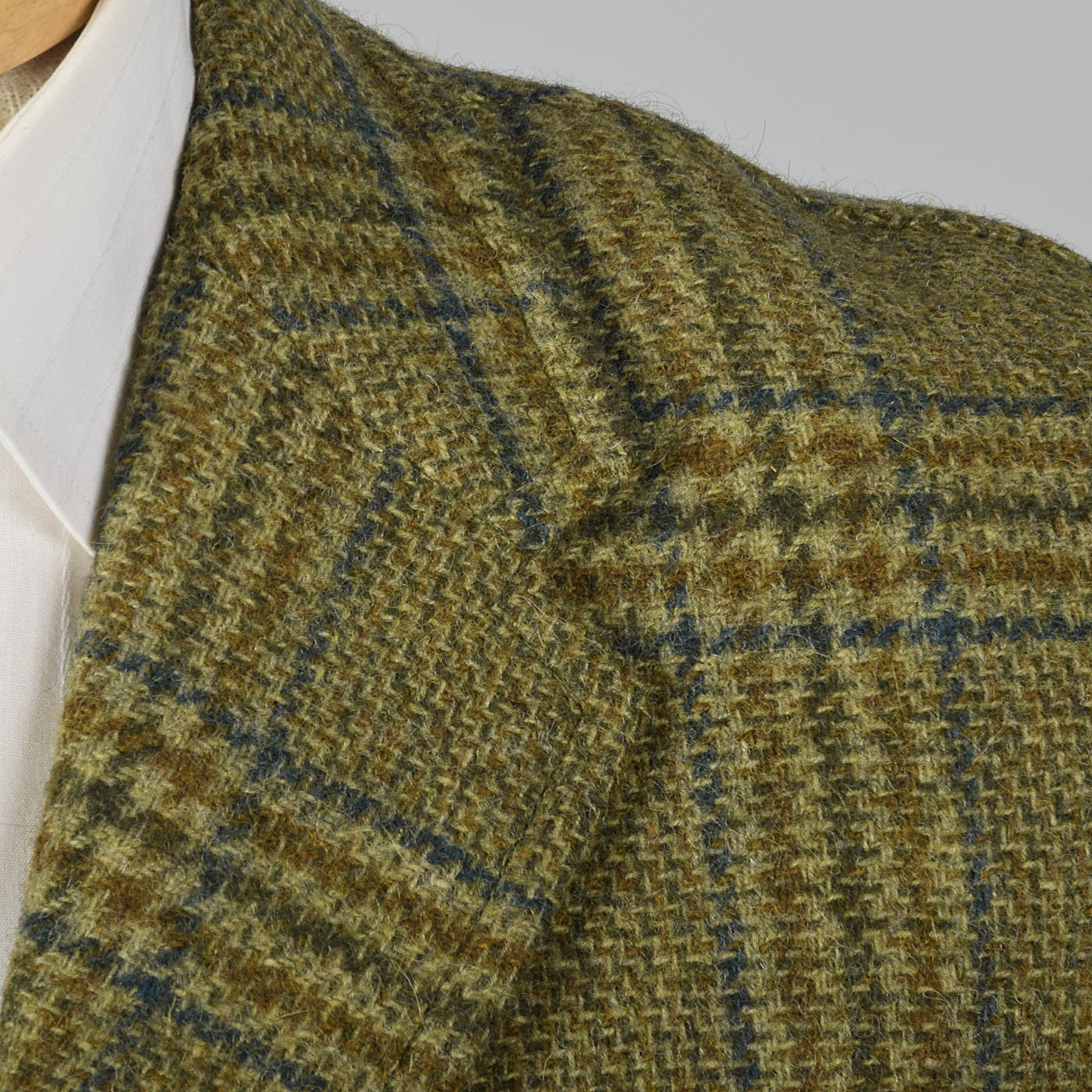 40L 1960s Mens Green and Gold Plaid Jacket Wool Long Sleeves - Etsy