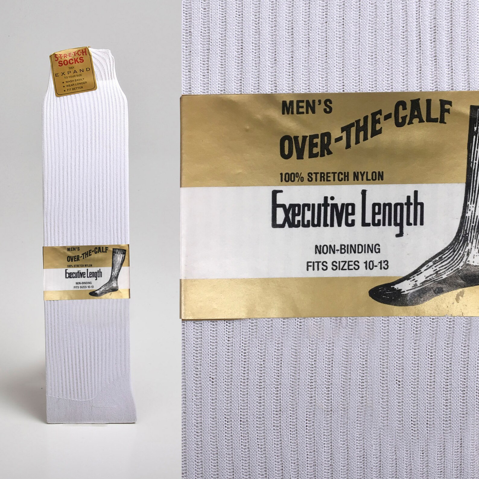 Deadstock 1950s Rib Knit Socks Over the Calf Sheer Silky Feel - Etsy