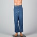 XL 1970s Mens Big Yank Workwear Jeans Dark Wash Straight Leg Light Fade ...