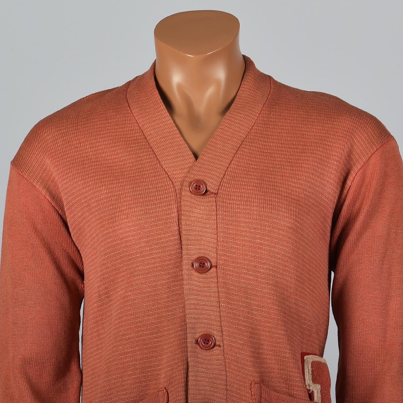 Medium 1930s Cardigan Sweater 30s Letterman Wool Knit Sweater - Etsy