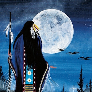 BETTY ALBERT Evening Star Woman Canvas Authentic Indigenous Collectible ...