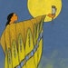 MAXINE NOEL " Moon Medicine " Canvas Authentic Indigenous Collectible ...