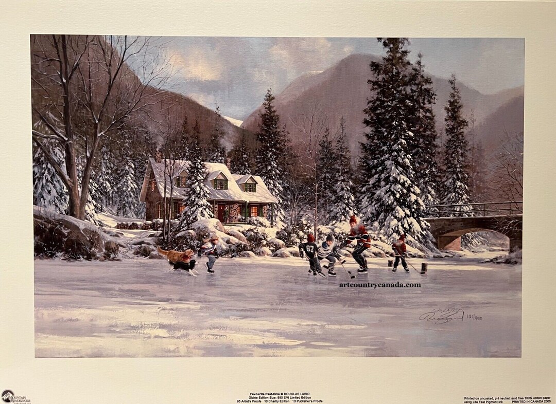 Doug LAIRD Favorite Past Time Print Collectible Limited Edition Signed ...