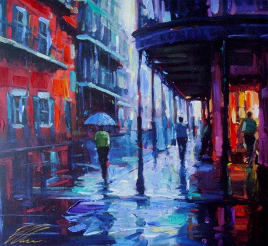 MICHAEL FLOHR " Bourbon Street " 195 Ltd Edition S/N Hand Embellished ...