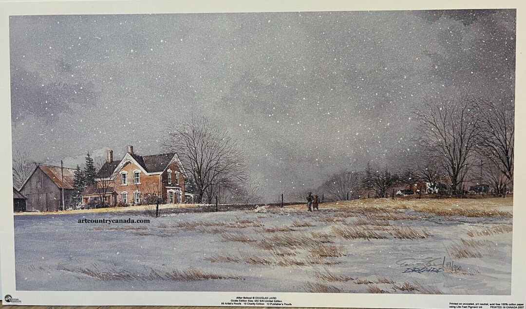 Doug LAIRD After School Collectible Limited Edition Signed & Numbered ...
