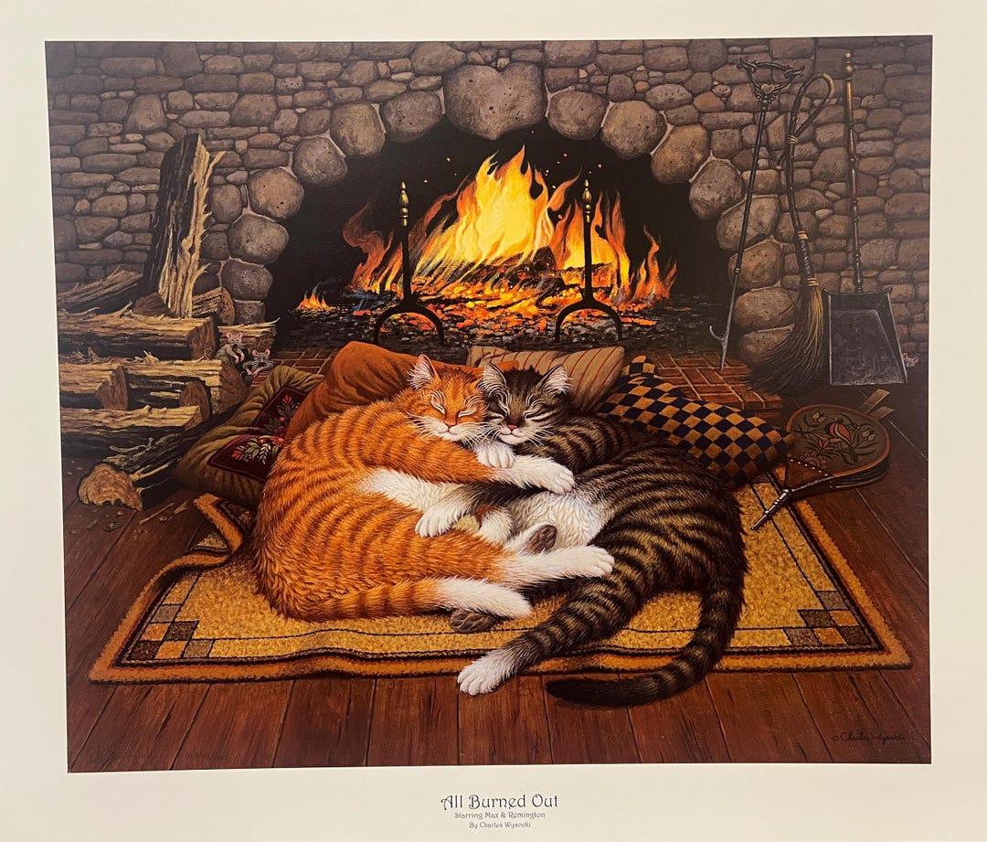 Charles Wysocki " All Burned Out " Limited Edition Signed & Numbered ...
