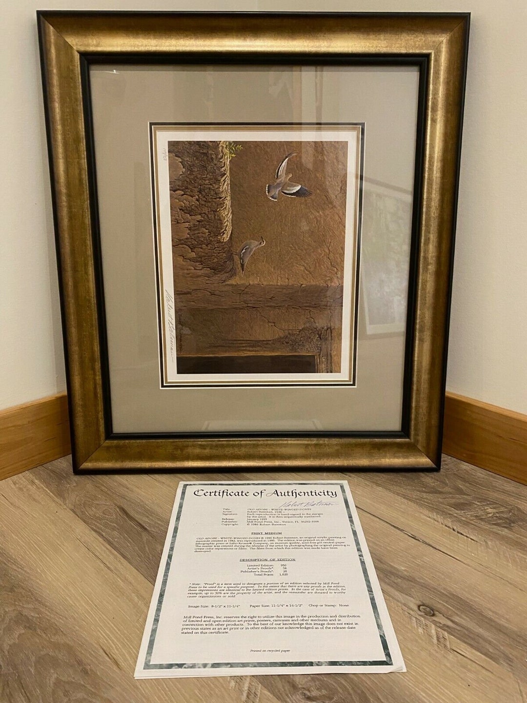 Robert Bateman " Old Adobe " RARE Framed Print Limited Edition Signed ...