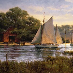 Don DEMERS by the Old Boat House Limited Edition CANVAS Highly ...