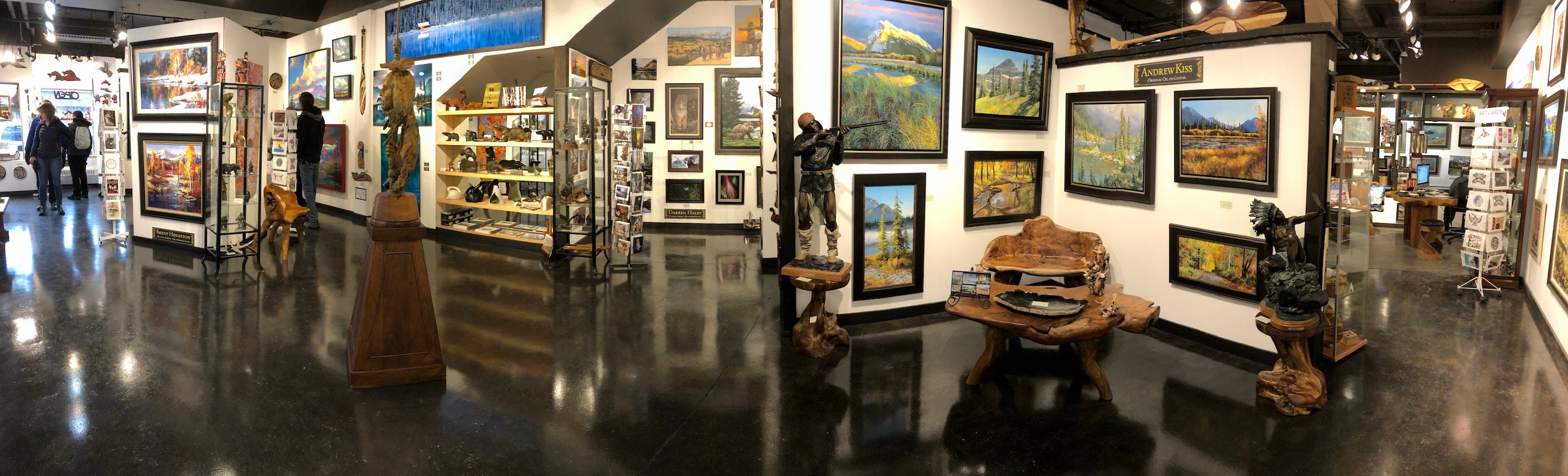 Alan WYLIE Original OIL on Board 11 X 22 image Size - Etsy