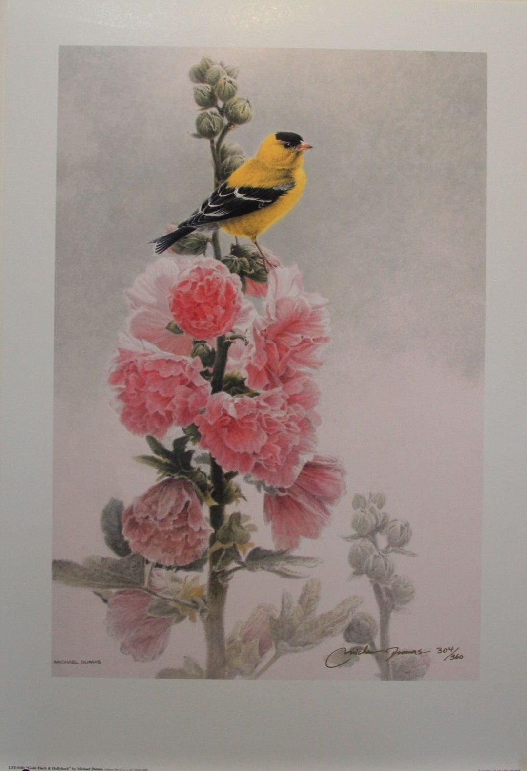 Michael Dumas Limited Edition Art Print Signed & Numbered " Goldfinch ...