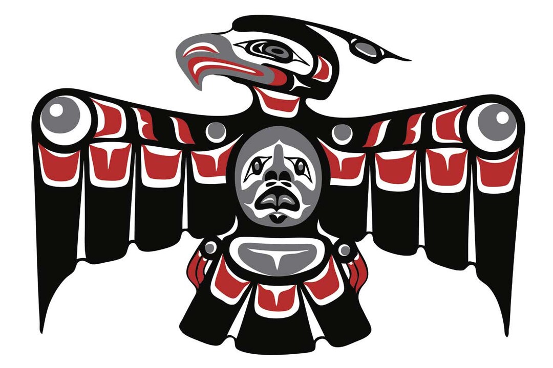 John A Sharkey Thunderbird Canvas 27" X 18" Authentic Indigenous ...