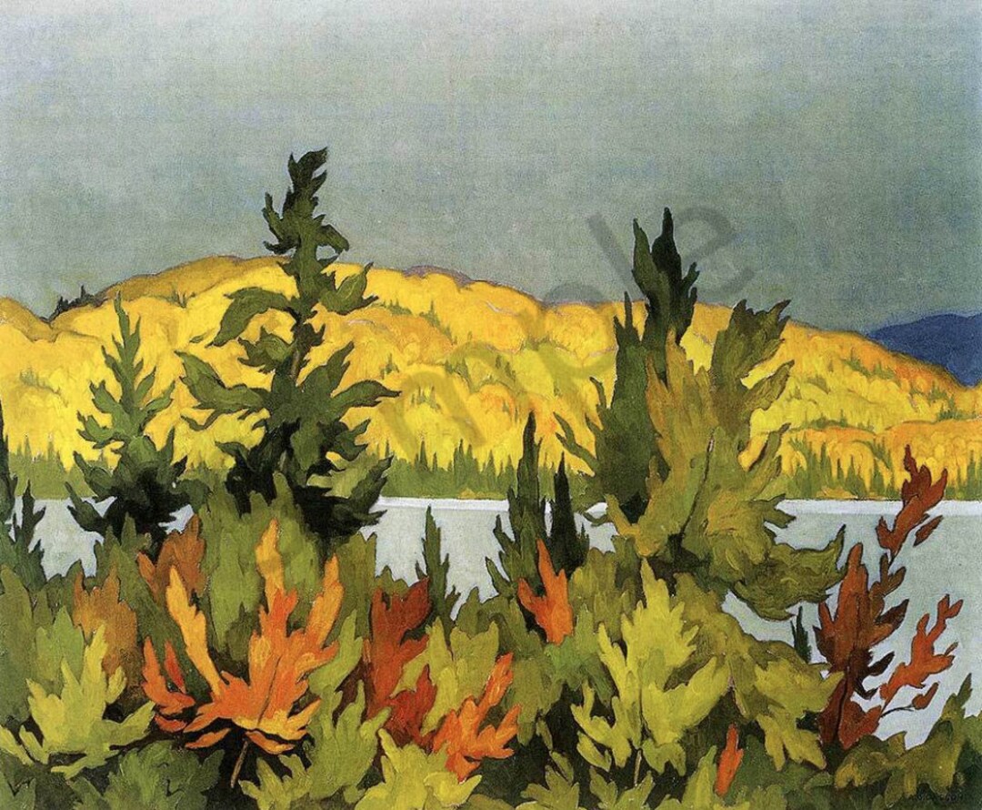 A.J. CASSON " Tea Lake " NEW Giclee Canvas Group of Seven Founder ...