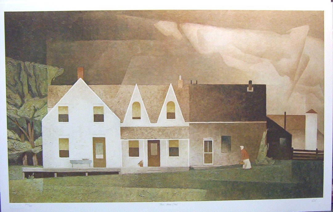 A.J. CASSON " Farm House " NEW Giclee Print Limited Edition & SIGNED ...